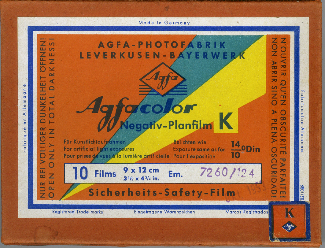 Agfacolor - planfilm